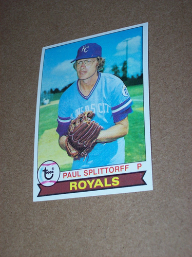 1979 Topps baseball Paul Splittorff card #183 NM-MT Sharp Centered high ...