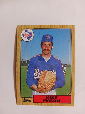 1987 Topps 646 Mike Mason Rangers | eBay