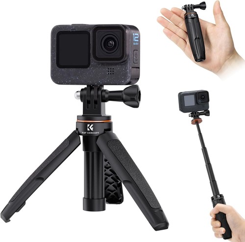 K&F Concept Selfie Stick Tripod Extendable Vlog Portable Stand fr GoPro ...