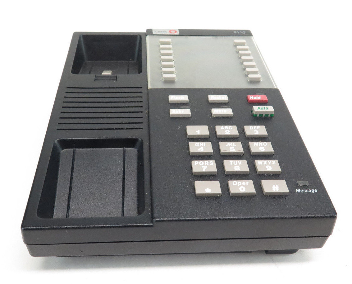 Lucent Avaya 8110 12 Button Programmable Speaker Phone - Black - No ...