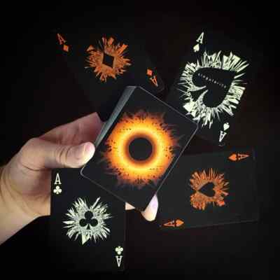 Singularity - black hole playing cards - kickstarter limited edition ...