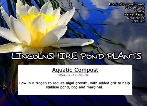 AQUATIC COMPOST - AQUATIC POND SOIL - READY TO USE FOR AQUATIC PLANTS ...