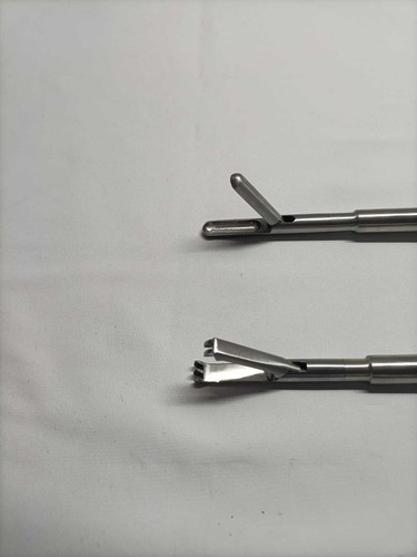 2pc Laparoscopic Gallbladder Extractor & Spoon Forceps 10mm Surgical ...