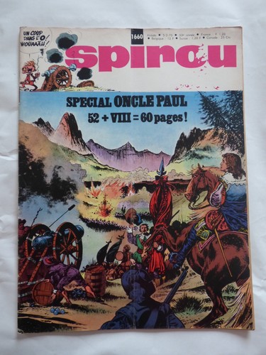 SPIROU n° 1660 Mr DE CINQ MARS (4p) + MINI RECIT 491 + DOSSIER ONCLE PAUL (8p) | eBay