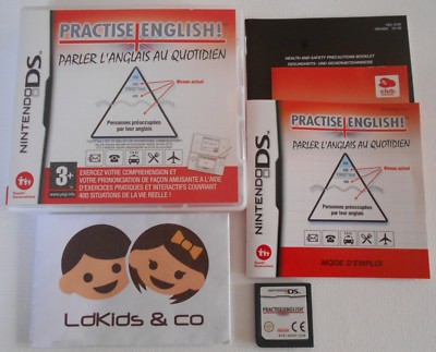Jeu Nintendo DS ( 2DS / 3DS ) PRACTISE ENGLISH PARLER ANGLAIS AU ...