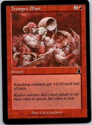 Magic the Gathering Trumpet Blast Urza's Destiny MTG Free Shipping! | eBay