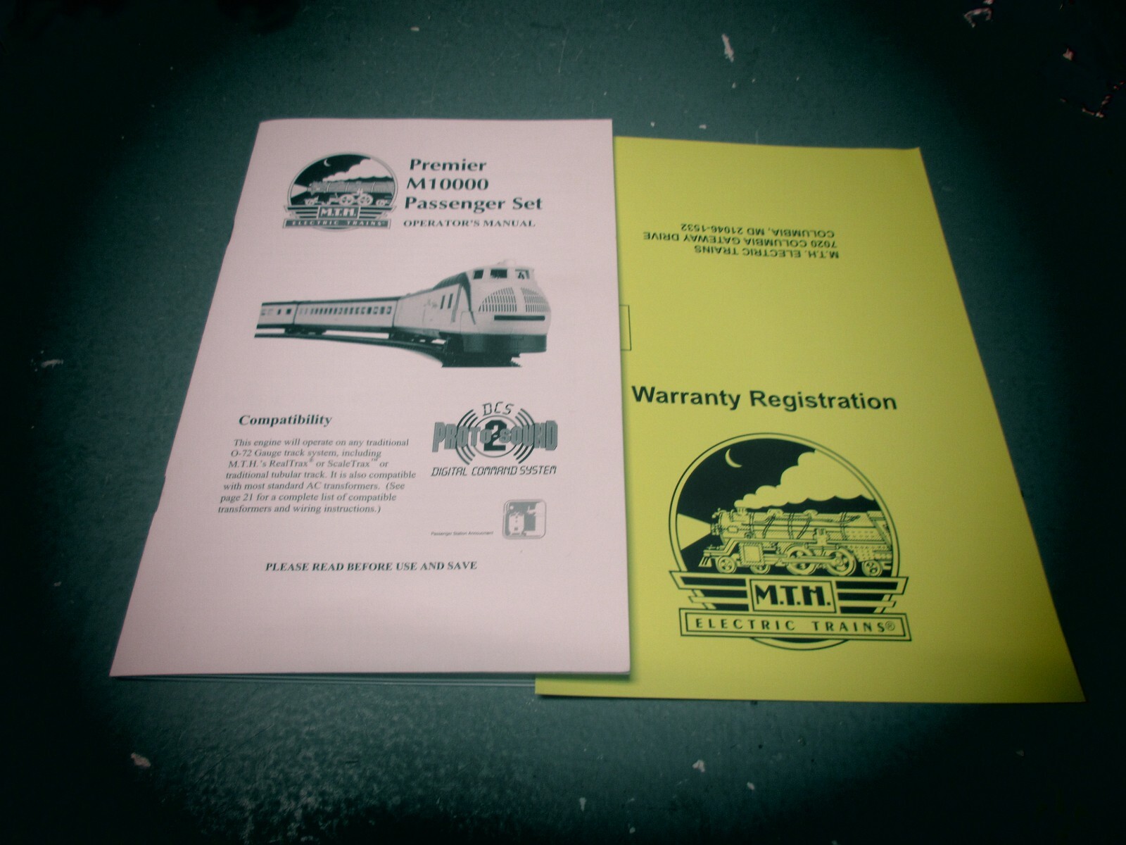 MTH Premier 20-2298-1 Union Pacific M10000 Diesel Passenger Set PS.2.0 ...