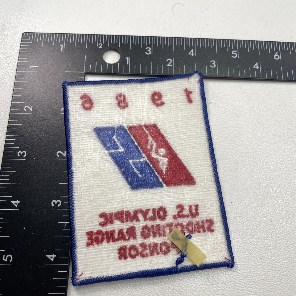 Vtg 1986 US OLYMPIC SHOOTING RANGE SPONSOR Gun Shooting Patch 25KD | eBay