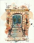 Doors of Charleston SC Watercolor painting 8x10" by Cheryl Wehofer W87 ...