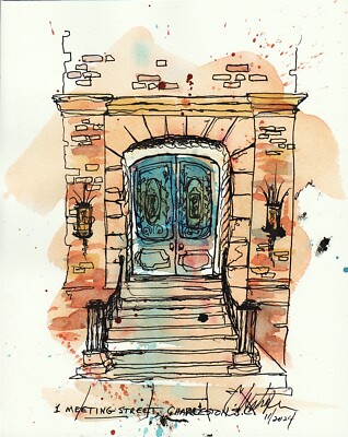 Doors of Charleston SC Watercolor painting 8x10" by Cheryl Wehofer W87 ...