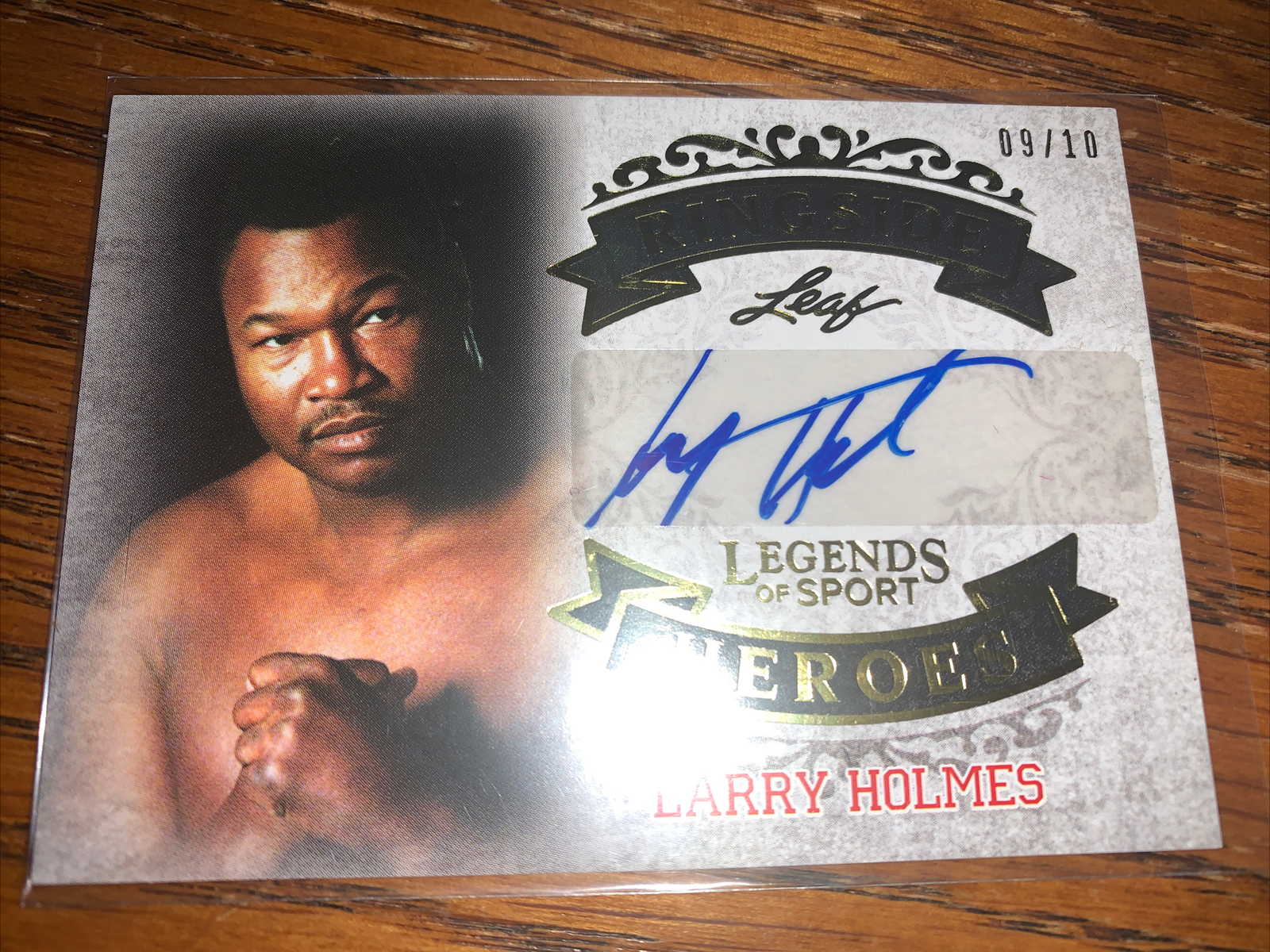 2015 Leaf Legends of Sports Gold Boxing Larry Holmes 9/10 Team USA | eBay