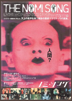 The Nomi Song 2004 RARE mini poster Chirashi flyer Andrew Horn Klaus ...