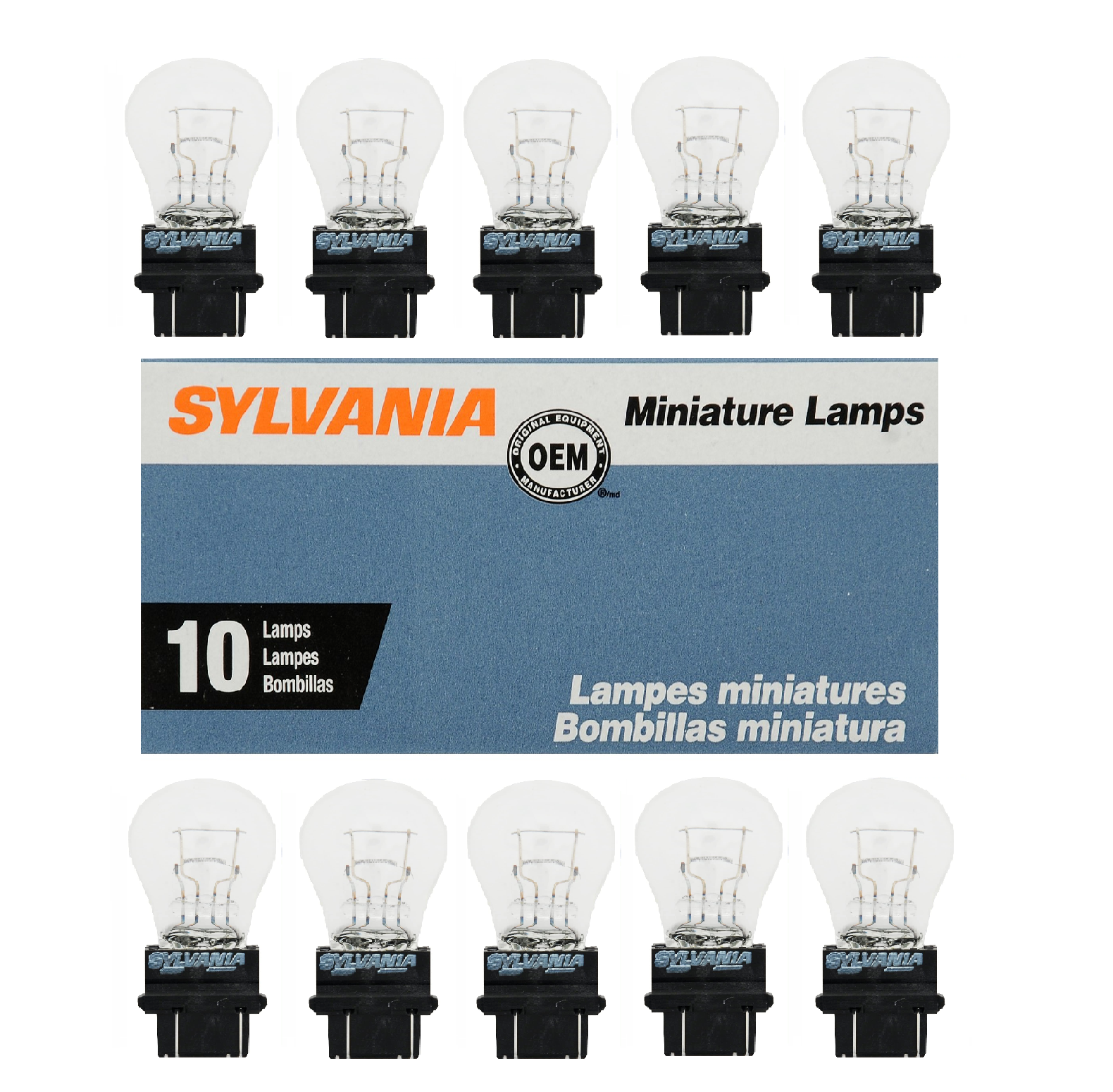 Sylvania 3057 Bulb - Pack of 10 Bulbs | eBay
