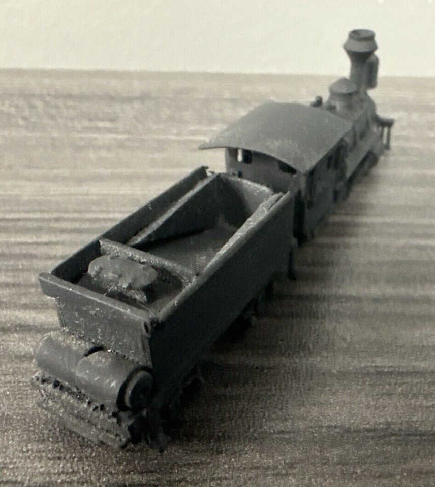 Nn3 or Z Scale Resin 2-8-0 Steam Locomotive w/Tender - Static Model ...