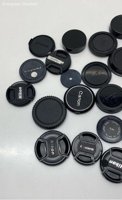 Mixed Lot of Camera Lens Caps Canon Nikon & More | eBay