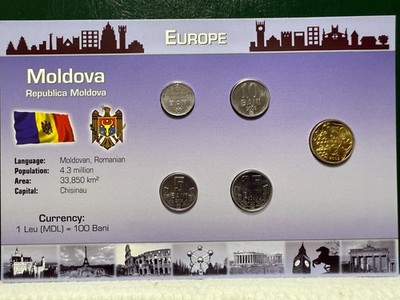 Littleton World Coin Set - Moldova 5 coins | eBay