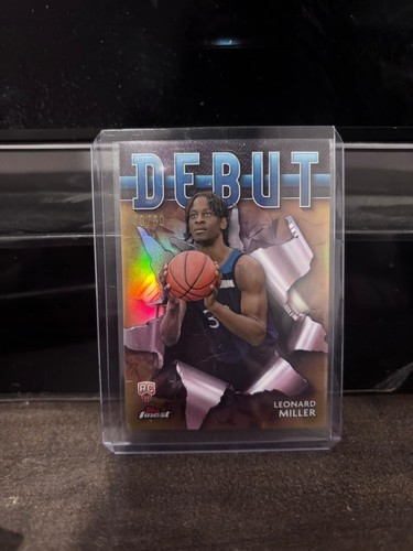 2023 Topps Finest D-19 Leonard Miller Debut Gold /50 | eBay