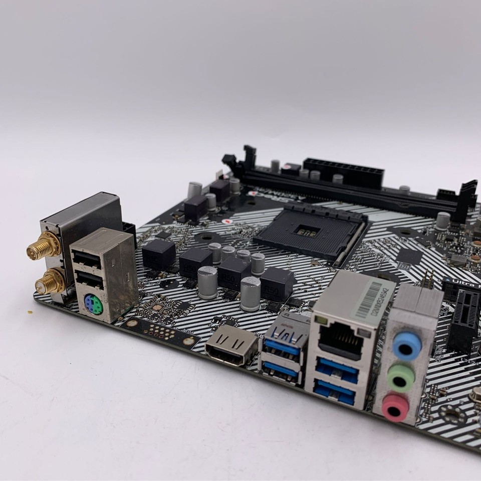 ASRock A320M/ac AMD AM4 DDR4 Micro ATX Motherboard - READ | eBay