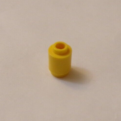 Lego x1 Yellow 1x1 Round Brick, Open Hollow Stud, 3062 (028-180) | eBay