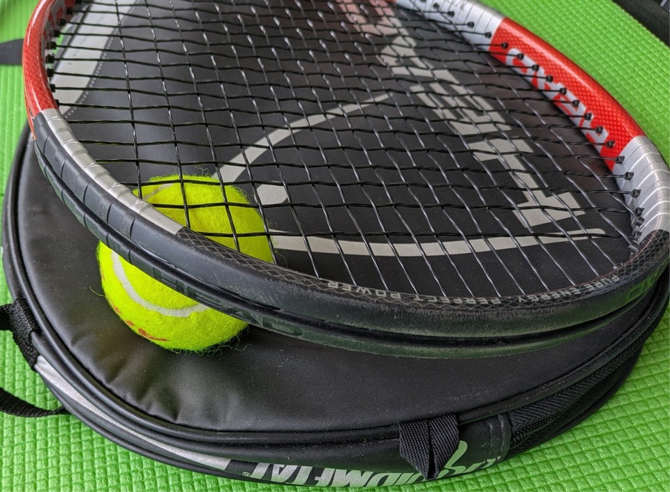 Head Liquid Metal Radical Tennis Racquet 4 1/4" grip, cover, excellent ...