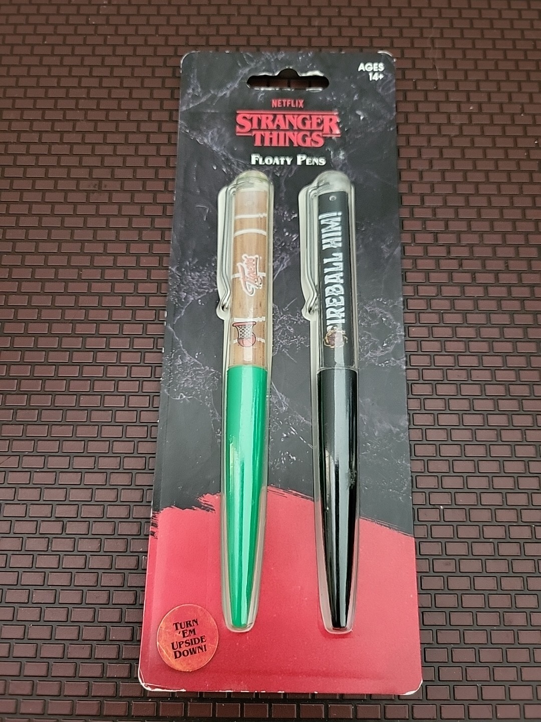 Stranger Things Floaty Pen Set of 2 Hawkins High School and Hellfire ...
