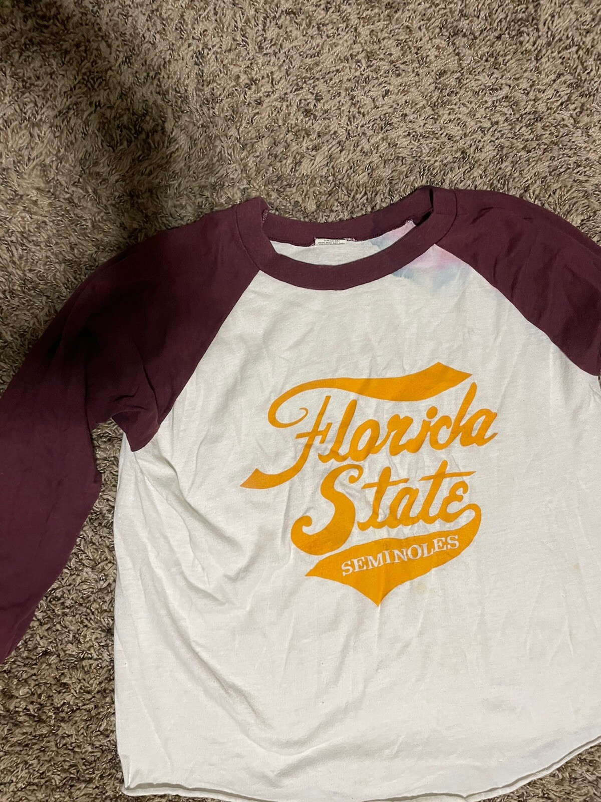 Vintage FSU Florida State Athletic Long Sleeve Shirt Women’s Size L | eBay