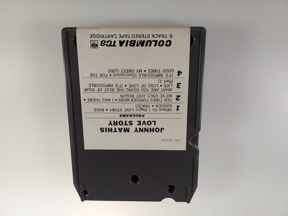 Johnny Mathis - LOVE STORY - 8 Track Tape | eBay