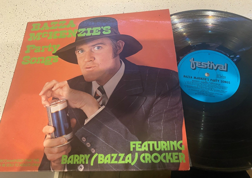 BARRY CROCKER *OZ 1st Press 12" LP ' BAZZA McKENZIE'S PARTY SONGS ...
