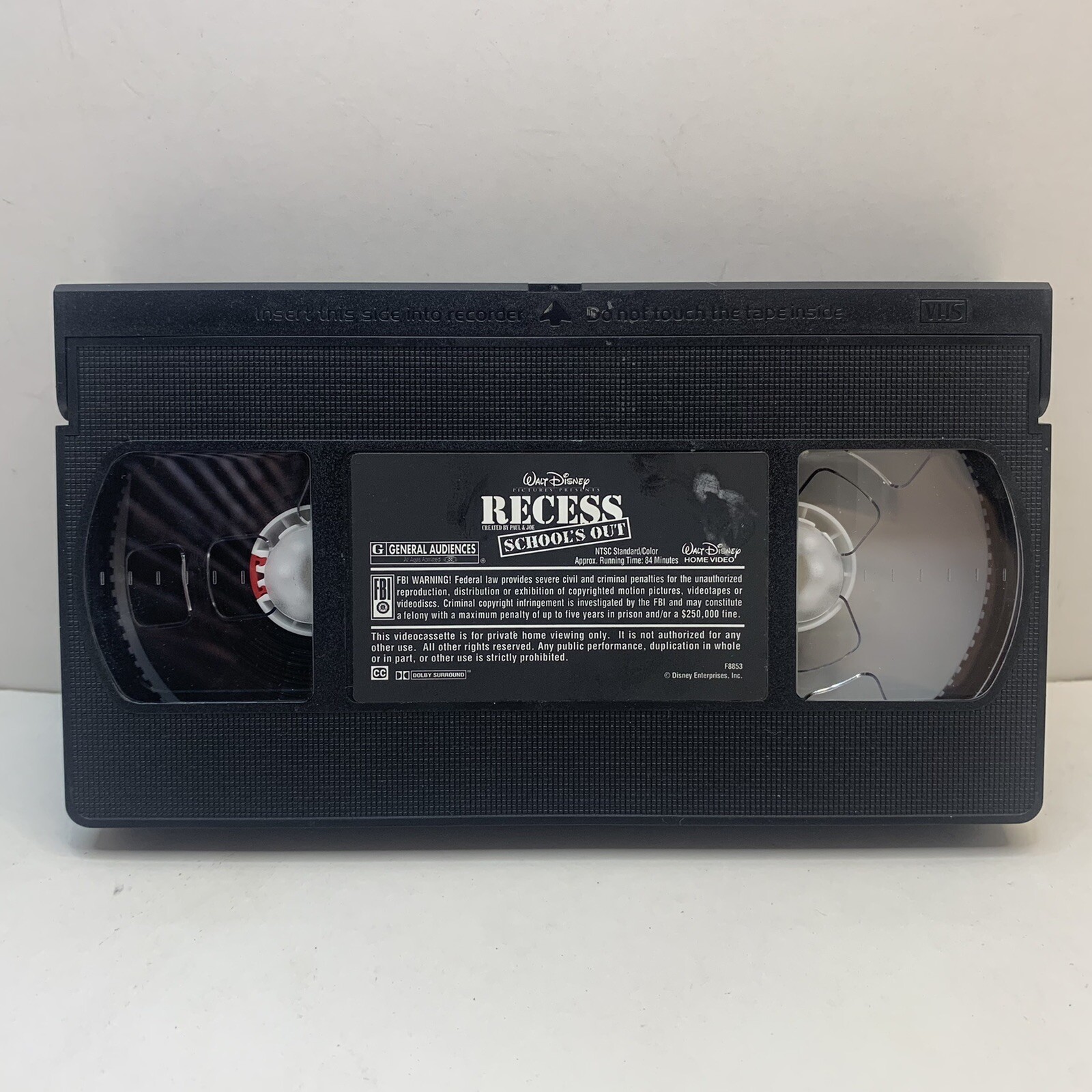 VINTAGE Walt Disney Recess School's Out VHS Tape -Kids Home Video ...