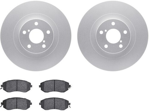 For 2022 Toyota GR86 Brake Pad and Rotor Kit Front Dynamic Friction ...