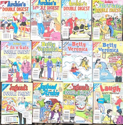 BOOKS MAGAZINES-12 ARCHIE DIGEST AND DOUBLE DIGEST- 50 cents per ...
