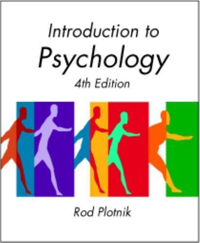 Introduction to Psychology by Rod Plotnik (1995, Hardcover) for sale ...