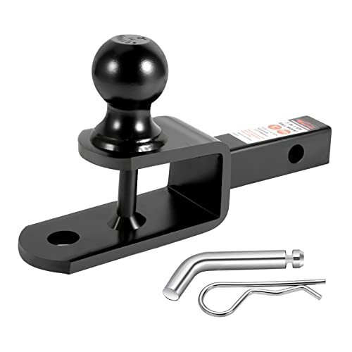 84031 Atv Hitch Ball Mount 2 Inch Ball With 11/4 Inch Solid Shank With ...