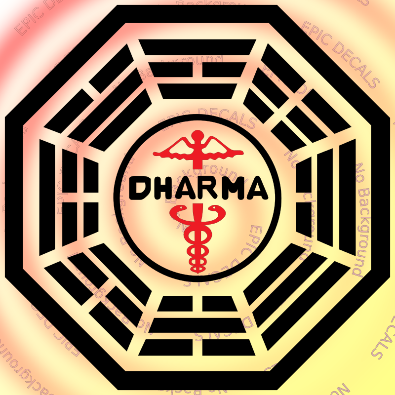 Assorted Lost Dharma Initiative Decal / Sticker Window Car Truck Laptop ...