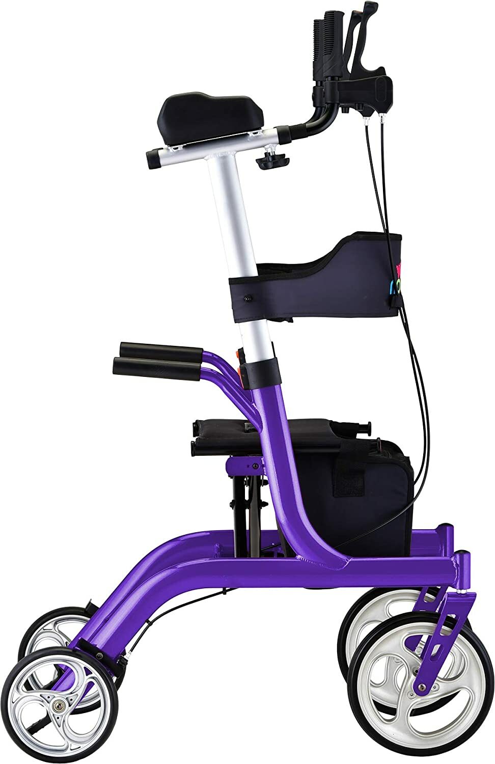 NOVA Phoenix Rise UP Rollator, Upright Walker w/Padded Forearm, Purp ...