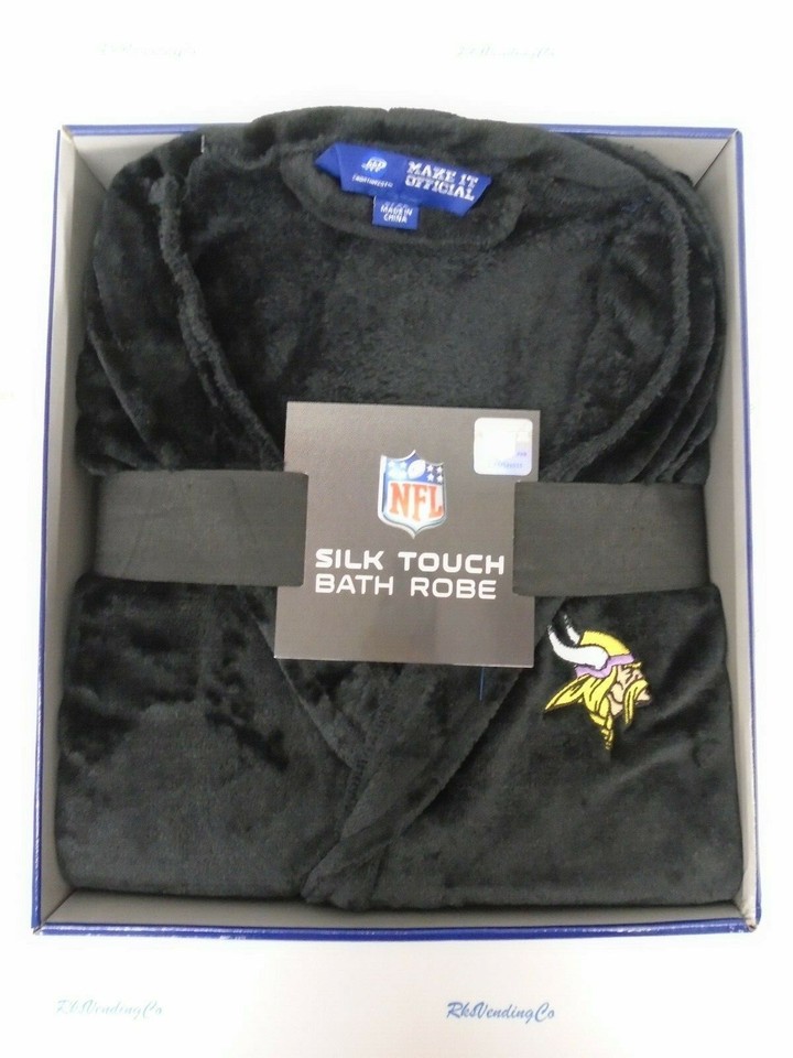 NFL Silk Touch Bath Robe Men's 26" x 47" | eBay