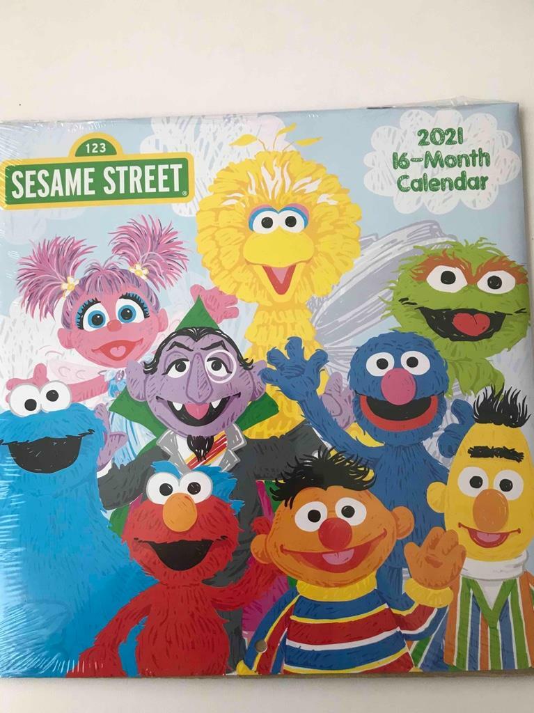 2021 SESAME STREET 16 MONTH WALL CALENDAR (SEALED) BRAND NEW | eBay