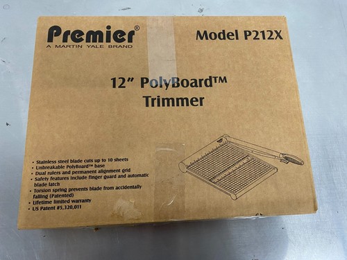 Martin Yale Model P212X 12" Polyboard Guillotine Trimmer | eBay