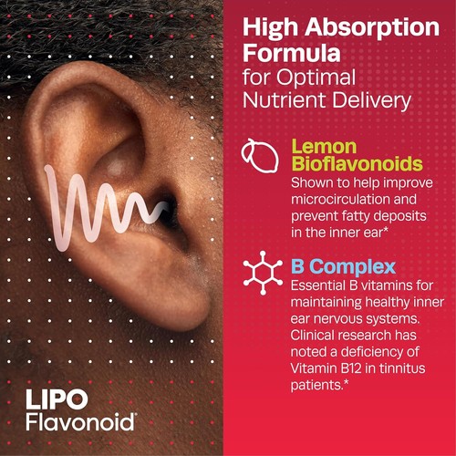 Lipo Flavonoid Plus, Tinnitus Relief For Ringing Ears, OTC Ear ...