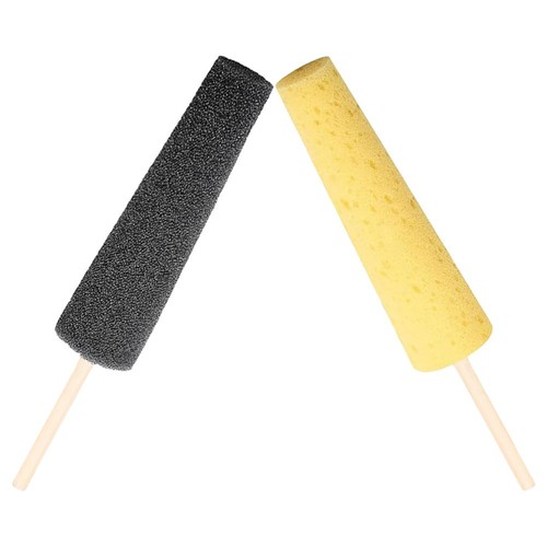 2 Pcs Pottery Sponge Stick Clay Burr Repair Accessories Ceramic Tools ...