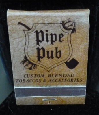 Vintage Matchbook ~ Pipe Pub ~ Custom Blended Tobacco & Accessories ...
