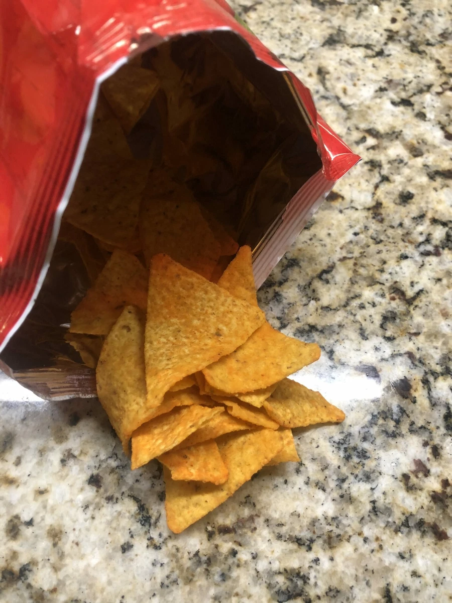 Open Bag Of Tortilla Chips
