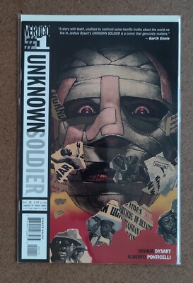 Unknown Soldier #1A 2008 Regular Igor Kordey Cover 1st App Moses Lwanga ...