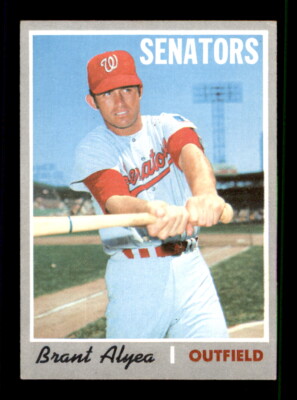 1970 Topps #303a Brant Alyea Cartoon on back has a baseball - Crease ...