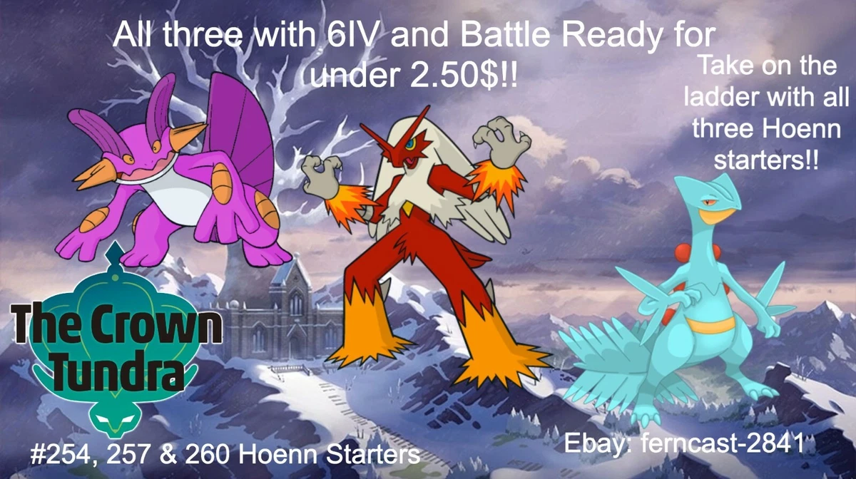 Mega Evolution Hoenn Starters