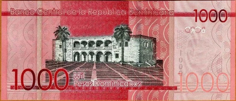2021 1000 Pesos Dominicano DOP Currency.1000 Pesos 2021 Uncirculated ...