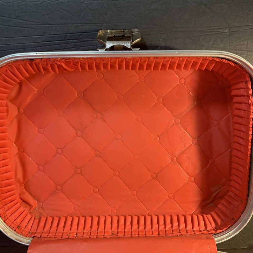 Vintage 50s 60s Suitcase Trojan Luggage Company Retro Kids Going to ...