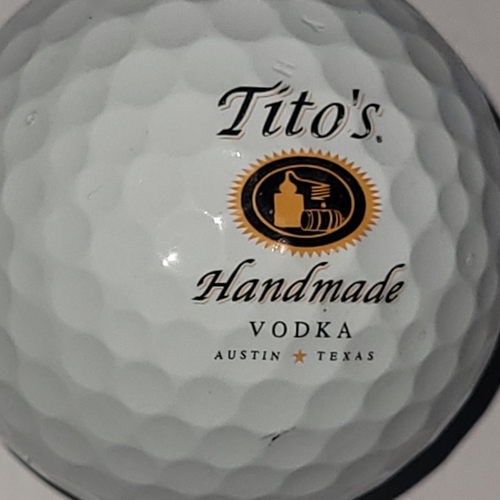1 Tito's Handmade Vodka Austin Texas Logo Titleist Pro V1 Golf Ball L ...