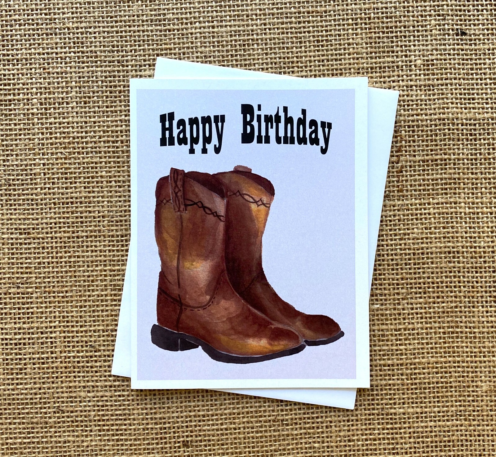 Happy Birthday Cowboy Boots