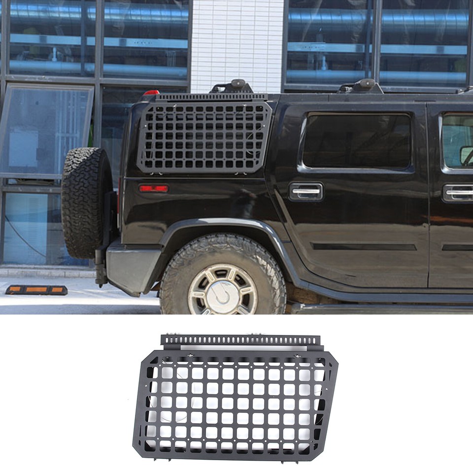 Modular Storage Panel Trunk Right Side Window Molle Shelf Rack For ...